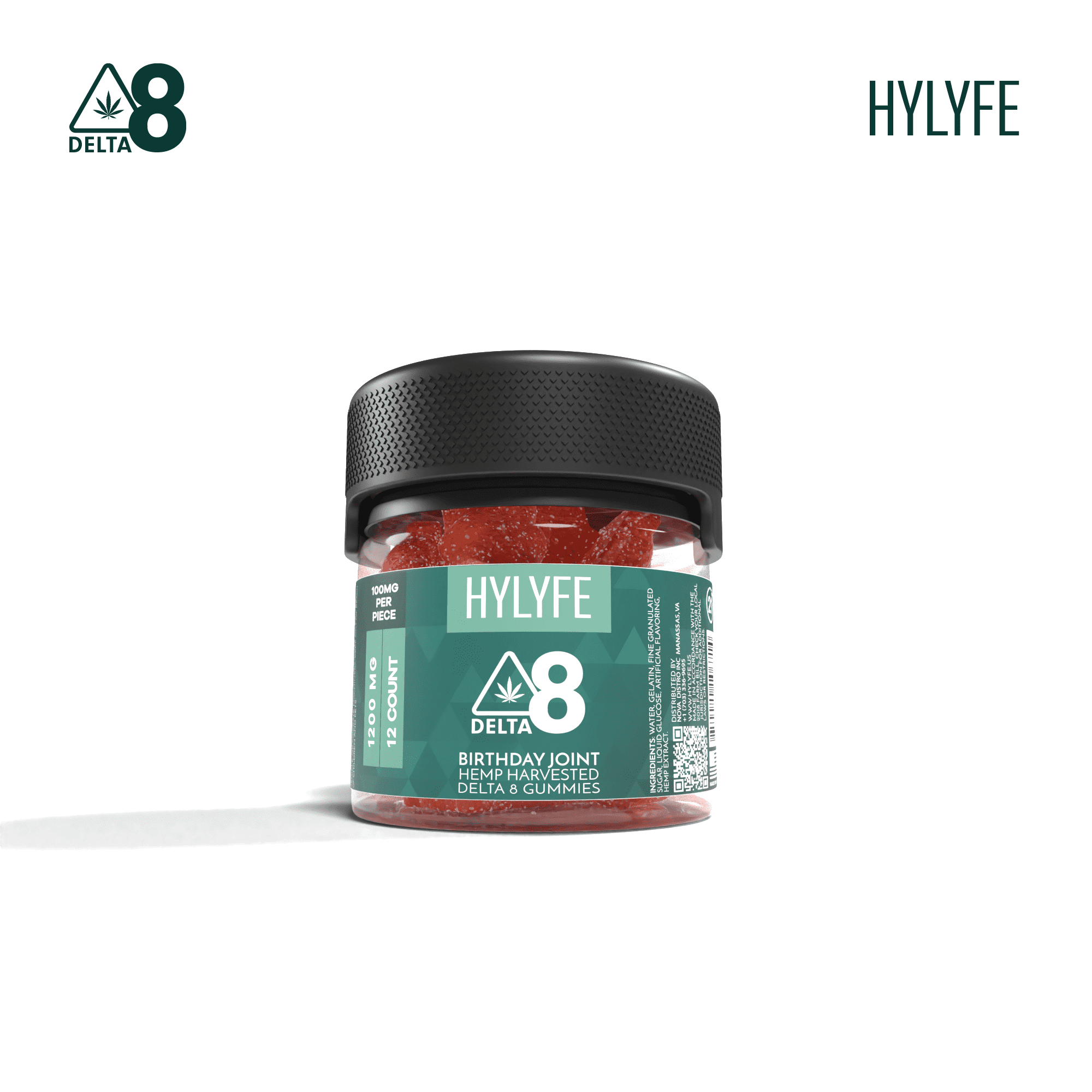 Birthday joint 1200mg Delta 8 Gummies – HYLYFE